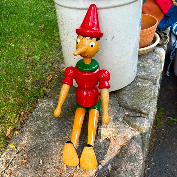 italy | Accents | Vintage 23 Pinocchio Made In Italy Movable Arms Legs ...